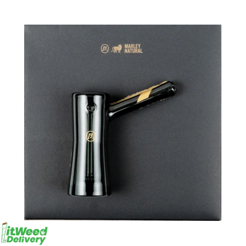 Smoked Glass Bubbler - Marley Natural - Lit Weed Delivery
