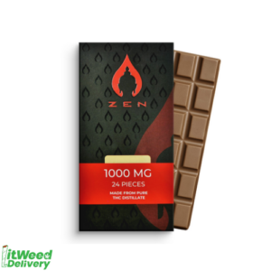 Zen Chocolate Bar - (1000MG - 250MG - 100MG) - Lit Weed